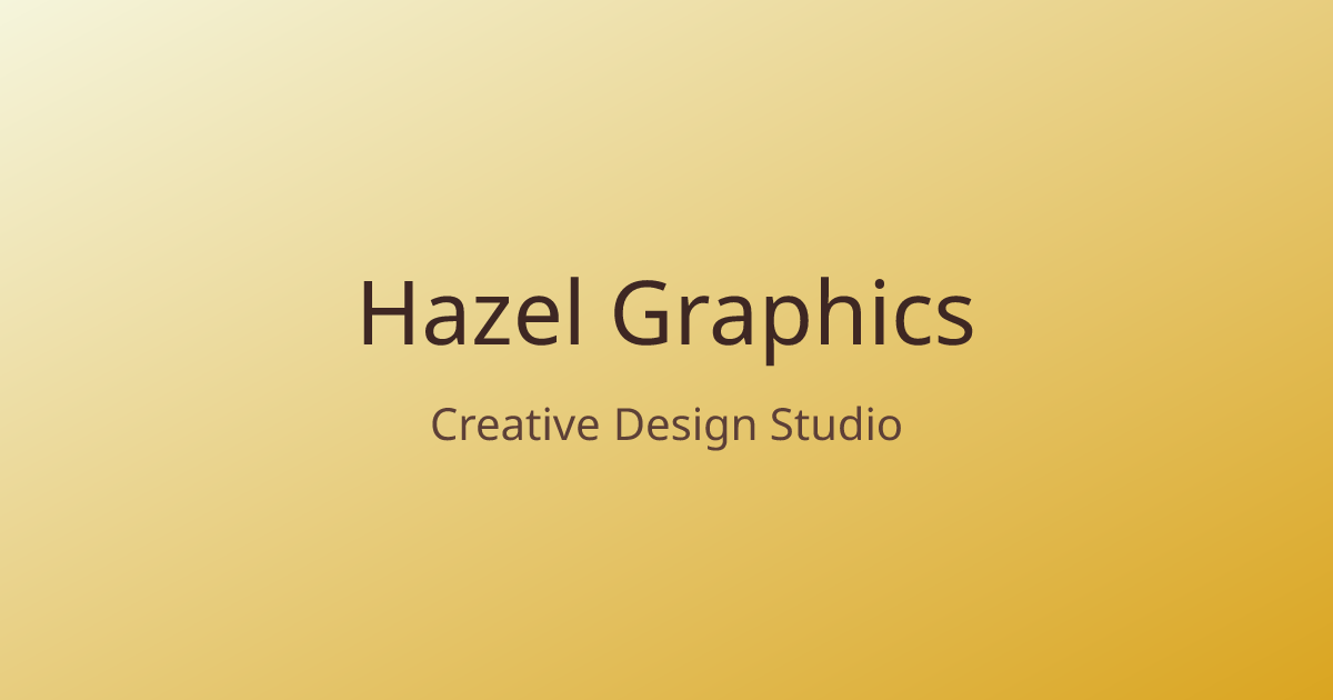 Hazel Graphics - Design med hjärta & precision